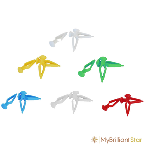 Assembly clips for plastic stars, 72 pieces - MyBrilliantStar